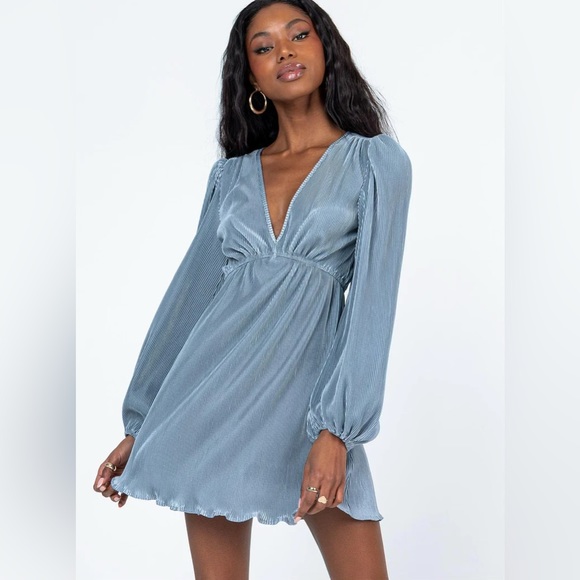 Princess Polly | Dresses | Princess Polly Blue Dress | Poshmark